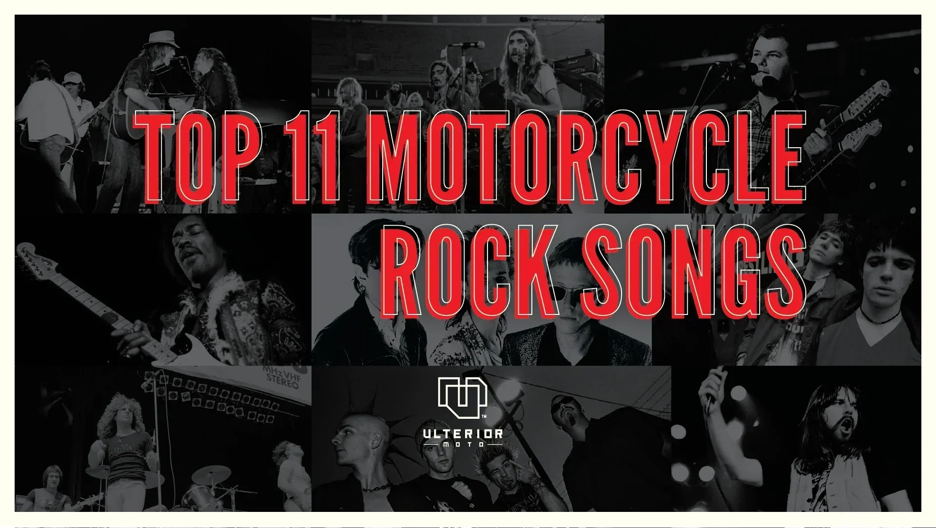Top 11 Motorcycle Rock Songs Ever - Ulterior Moto